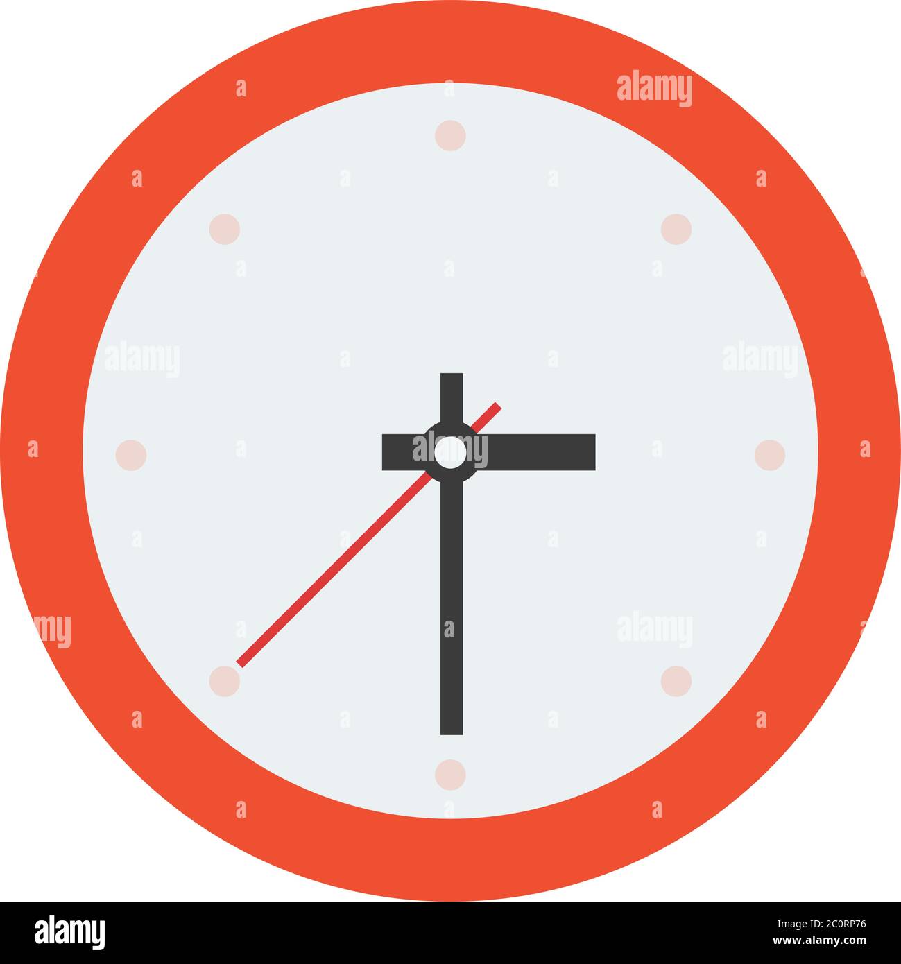 Wall clock without dial vector flat isolated Stock Vector Image & Art ...
