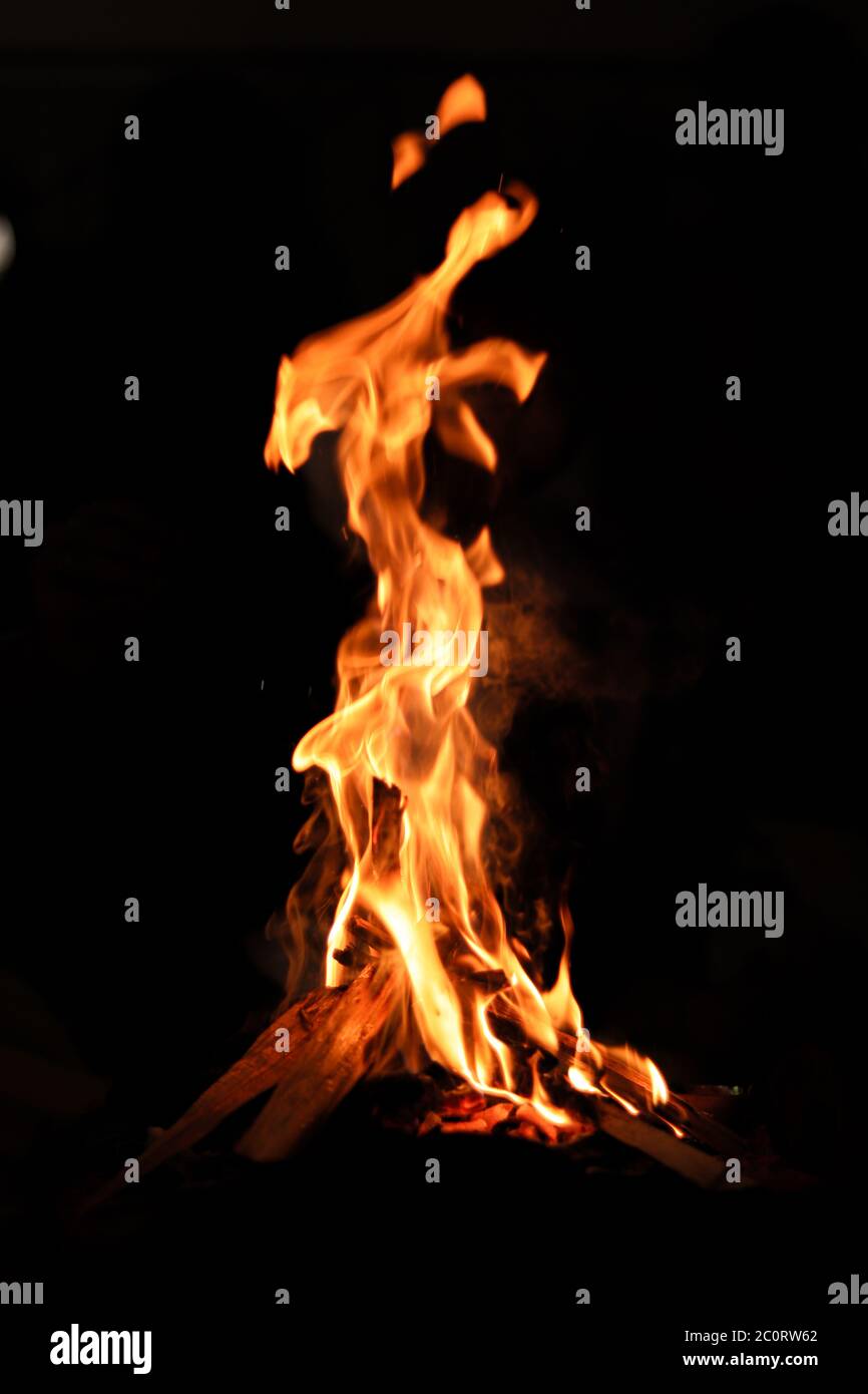 indian Hawan And Pooja fire stock images Stock Photo - Alamy