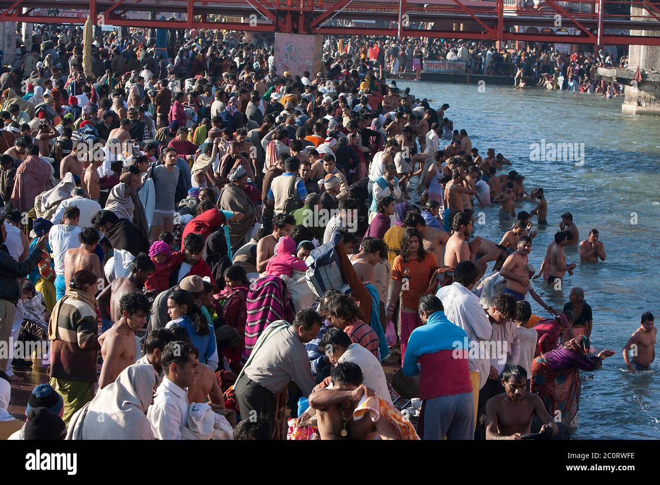 Kumbh Mela, Haridwar, Uttarakhand, India, religion, celebrations Stock ...