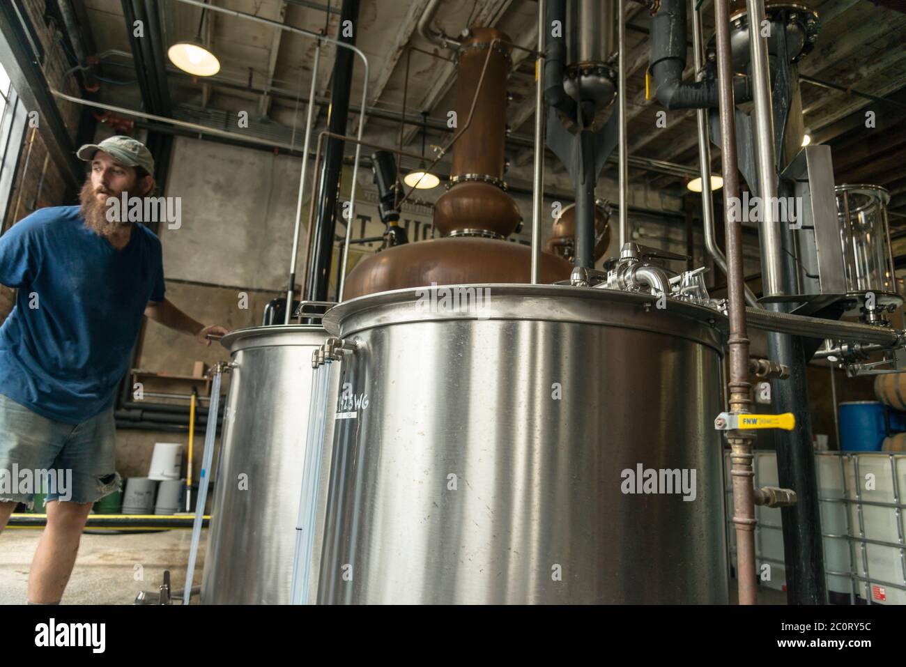 Distilling operations hi-res stock photography and images - Alamy