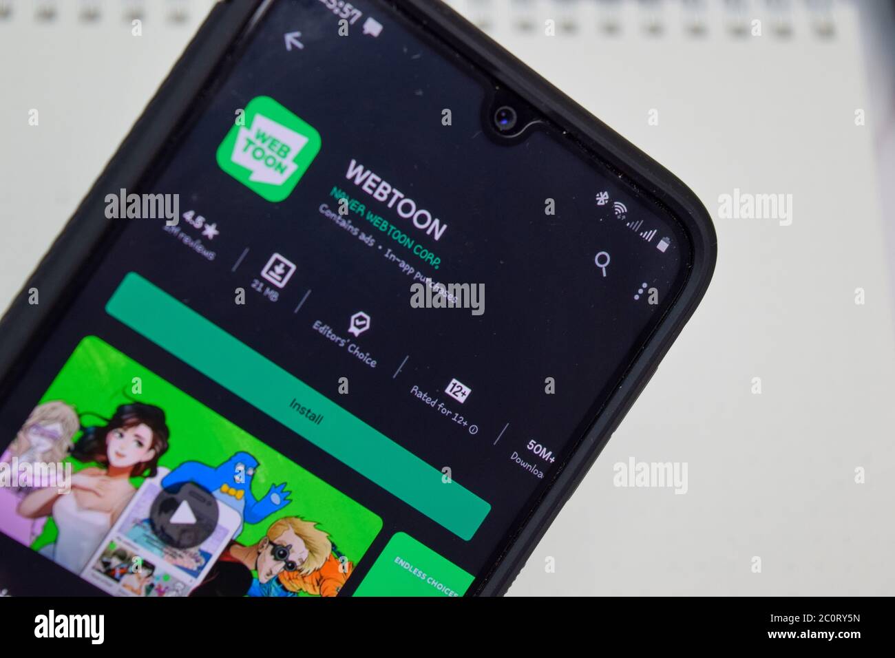 Webtoon logo hi-res stock photography and images - Alamy