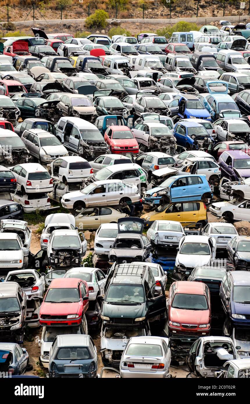 Stack Junkyard High Resolution Stock Photography and Images - Alamy