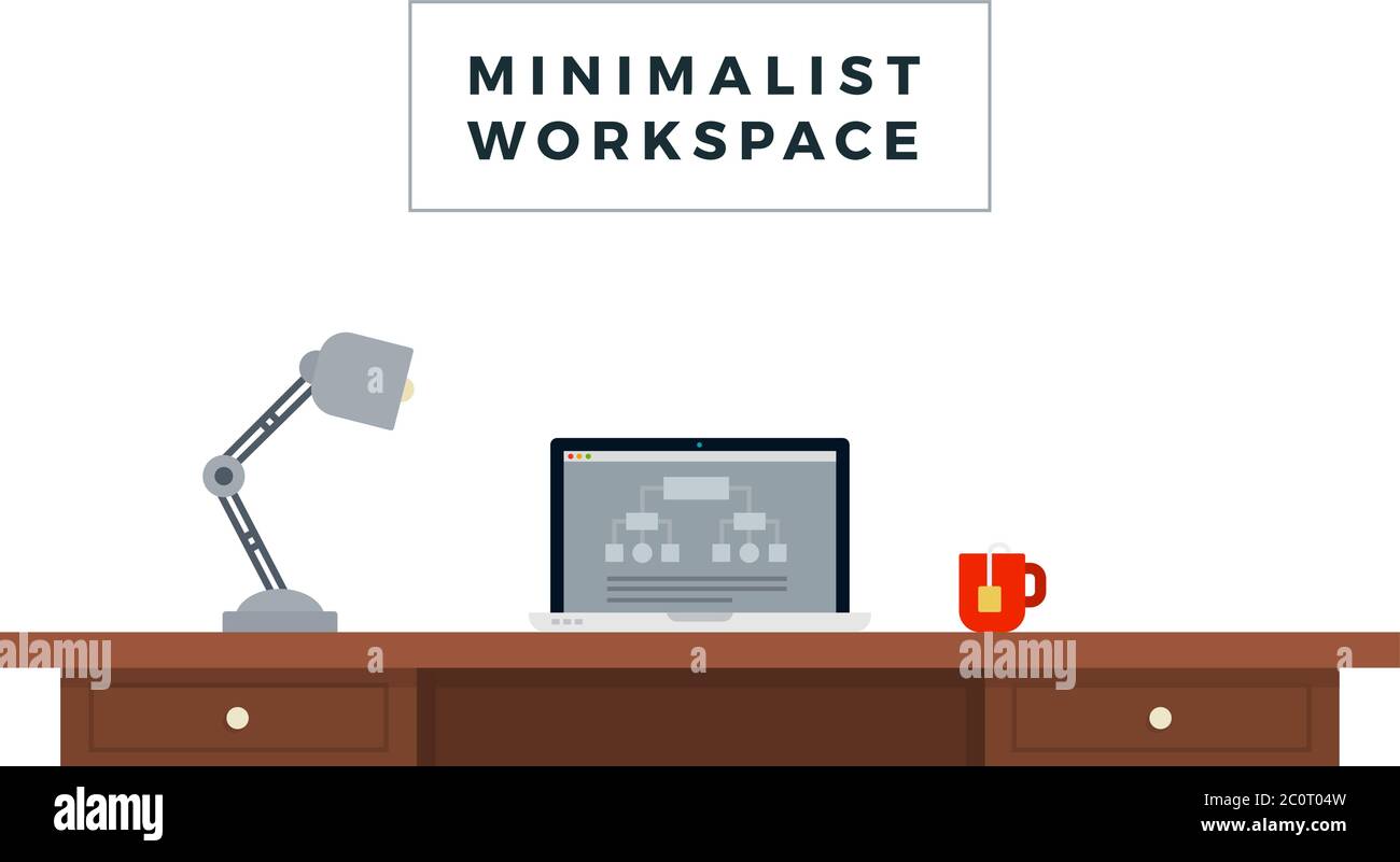 Minimalist Workspace flat icon vector isolated Stock Vector Image & Art ... Minimalist Workspace flat icon vector isolated Stock Vector Image & Art ...