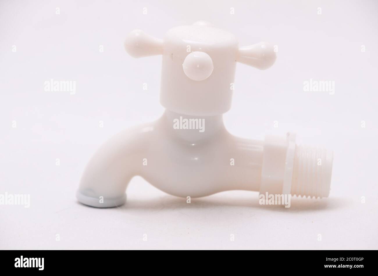 PVC Plastic Water Faucet Stock Photo - Alamy