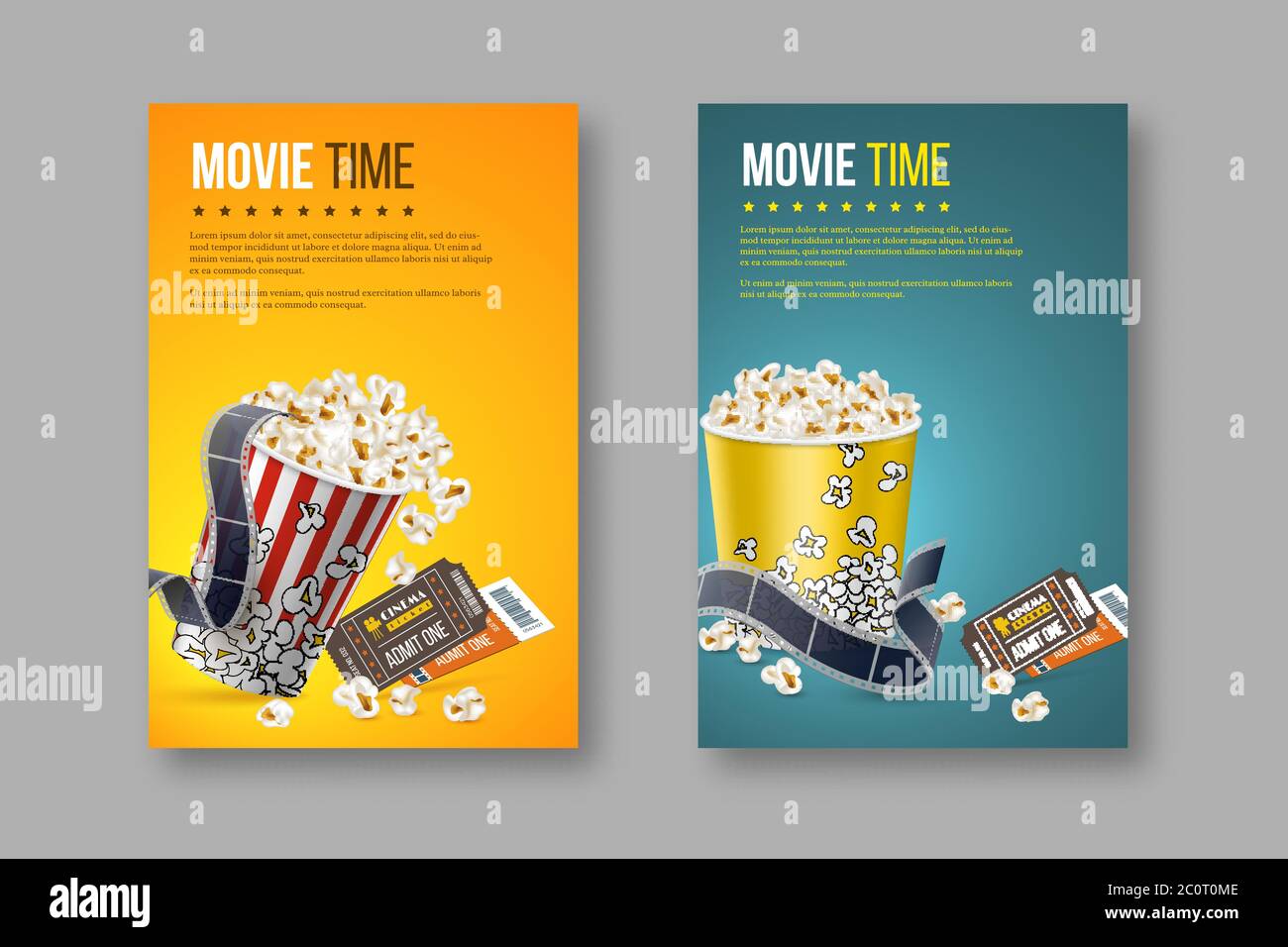 Cinema movie entertainment poster Stock Vector Images - Alamy