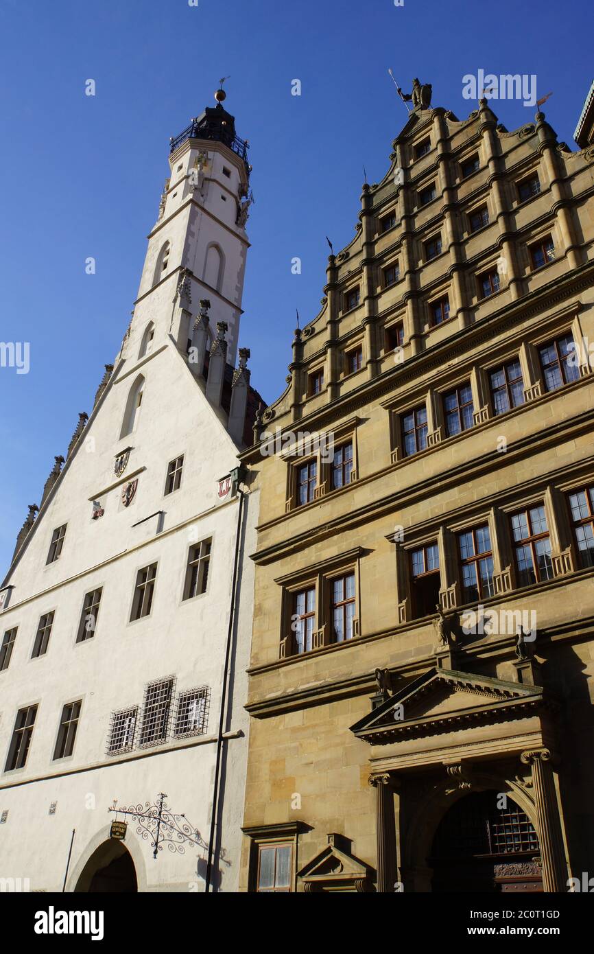 historical town hall in the old town Stock Photo - Alamy