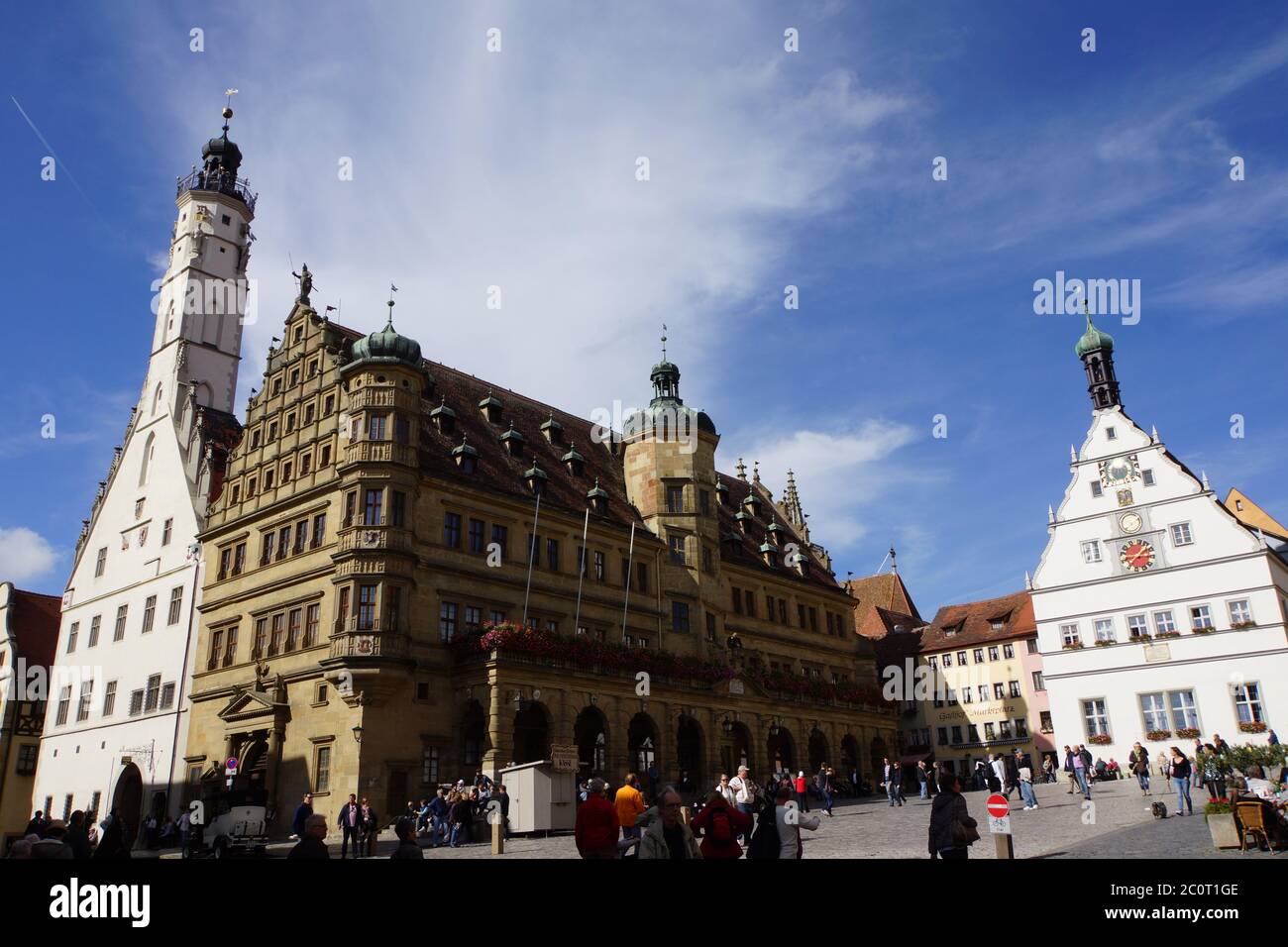historical town hall in the old town Stock Photo - Alamy