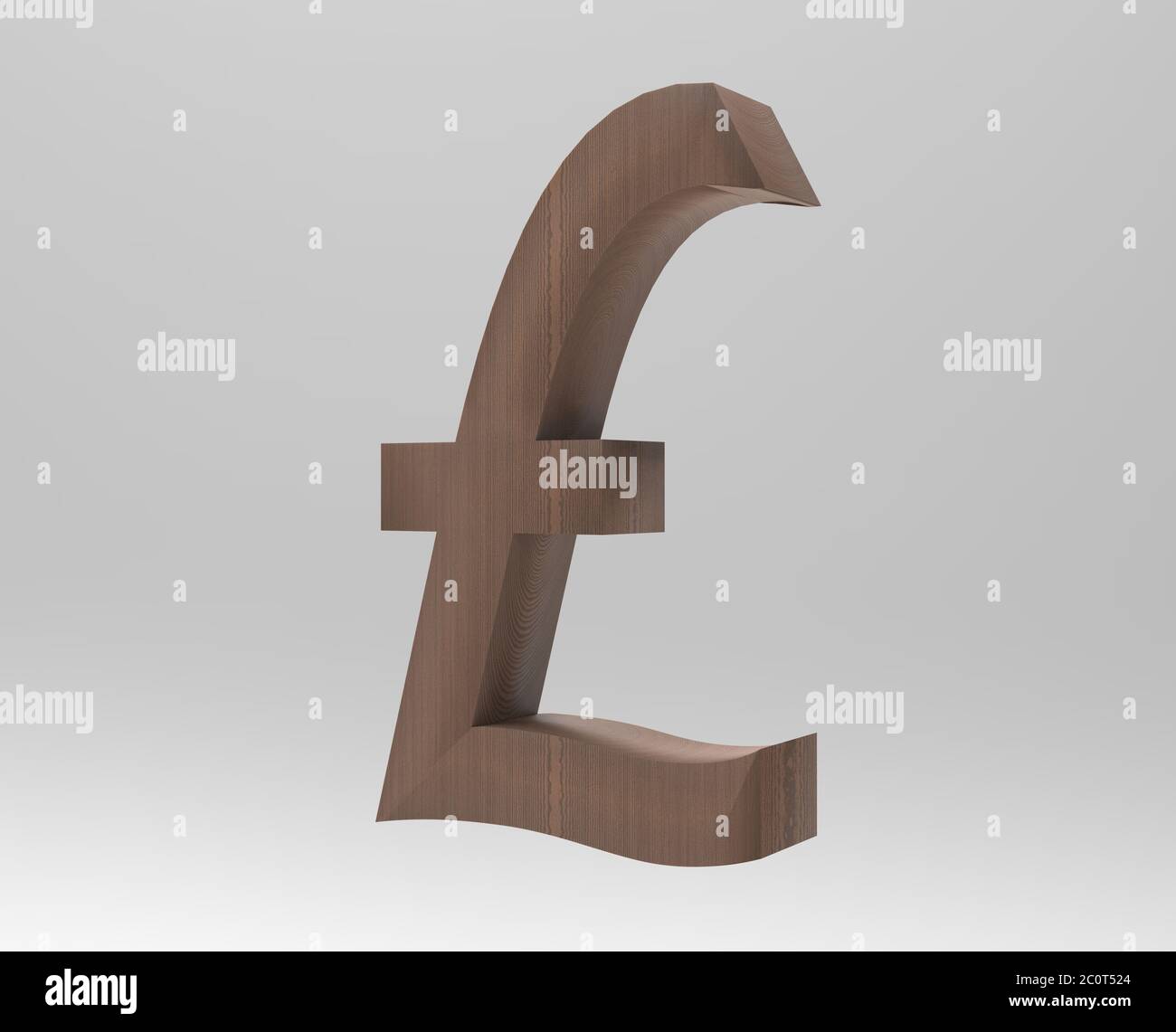 Pound sterling symbol sign isolated GBP symbol 3d render Stock Photo ...