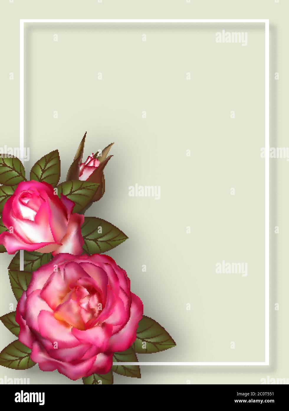 Floral card design for greeting or invitation Stock Vector Image & Art ...