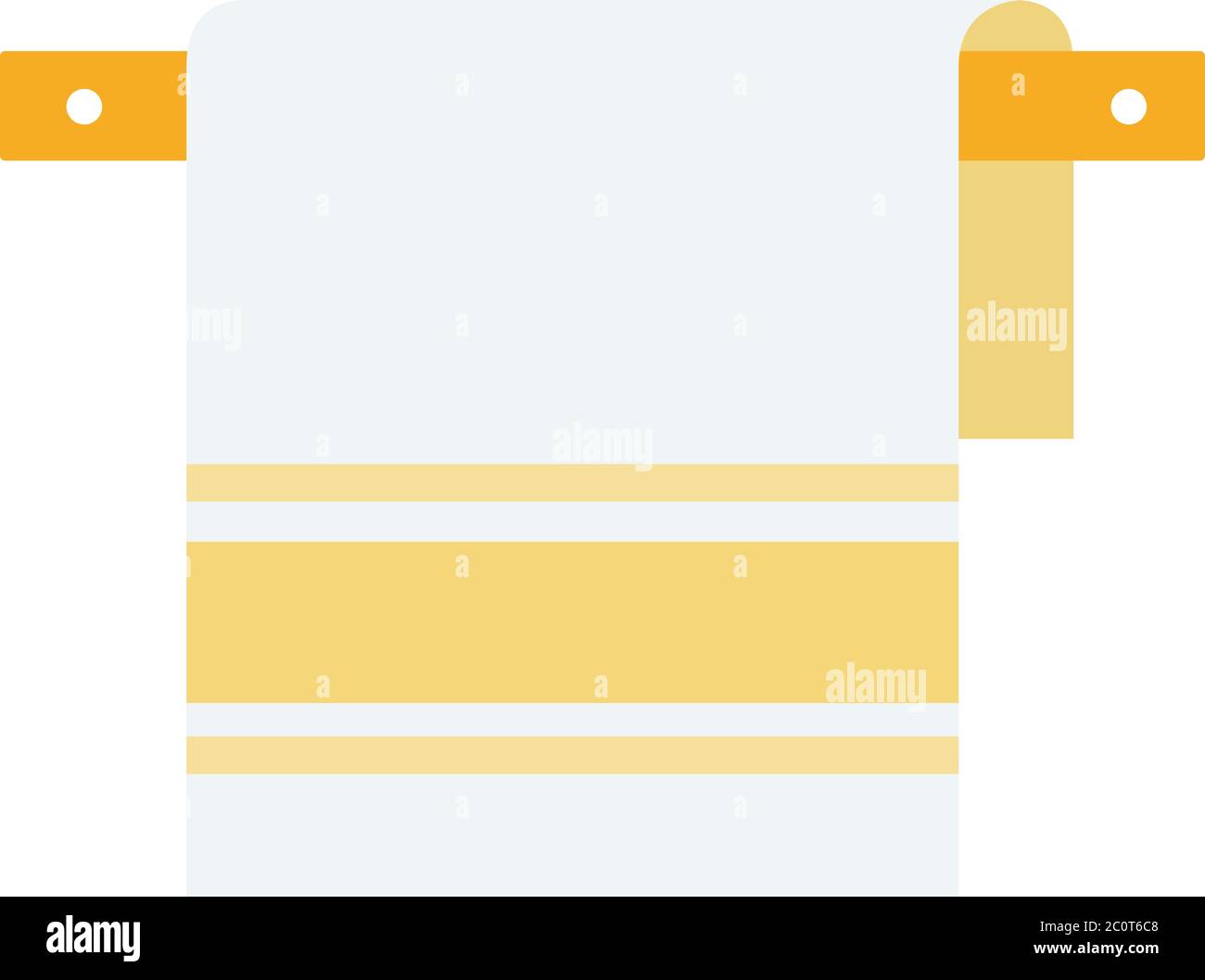 Hanging kitchen towel vector flat isolated Stock Vector Image & Art - Alamy