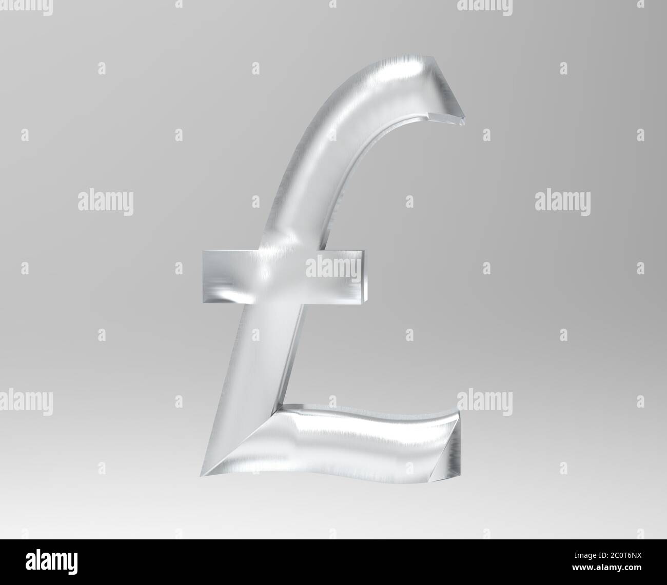 Pound sterling symbol sign isolated GBP symbol 3d render Stock Photo ...