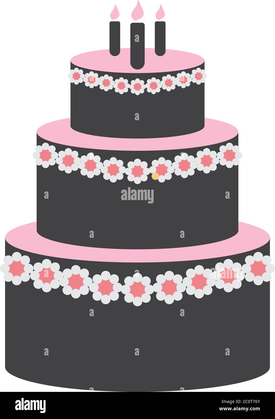 Wedding cake vector hi-res stock photography and images - Alamy
