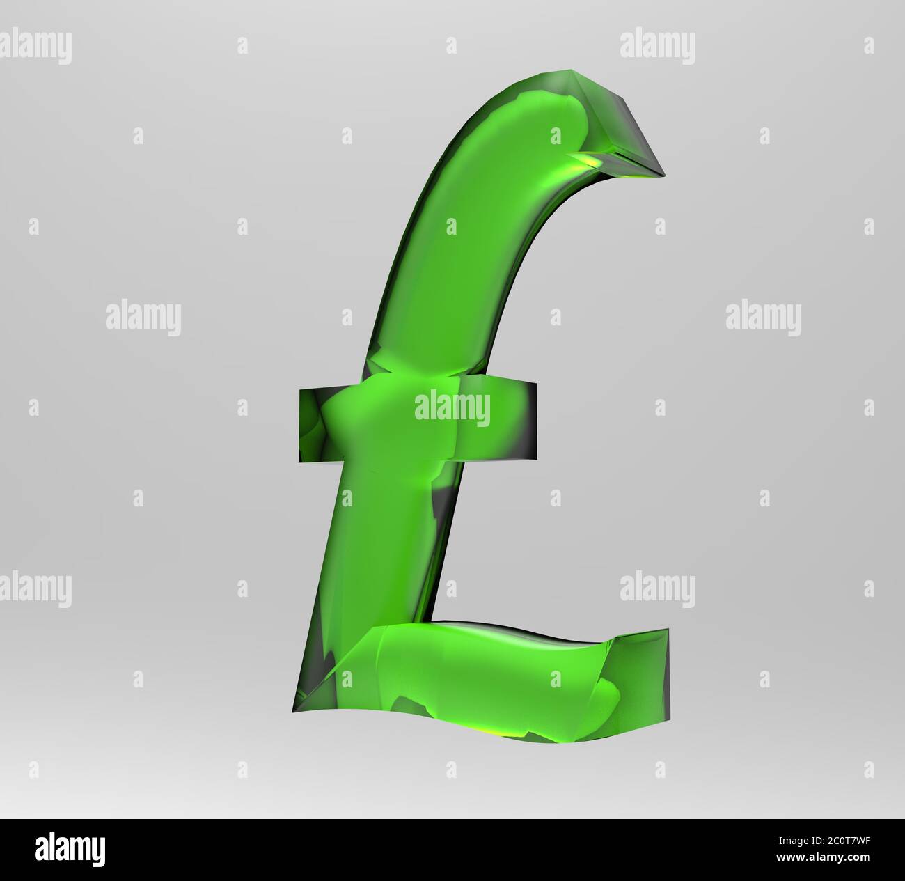 Pound sterling symbol sign isolated GBP symbol 3d render Stock Photo ...