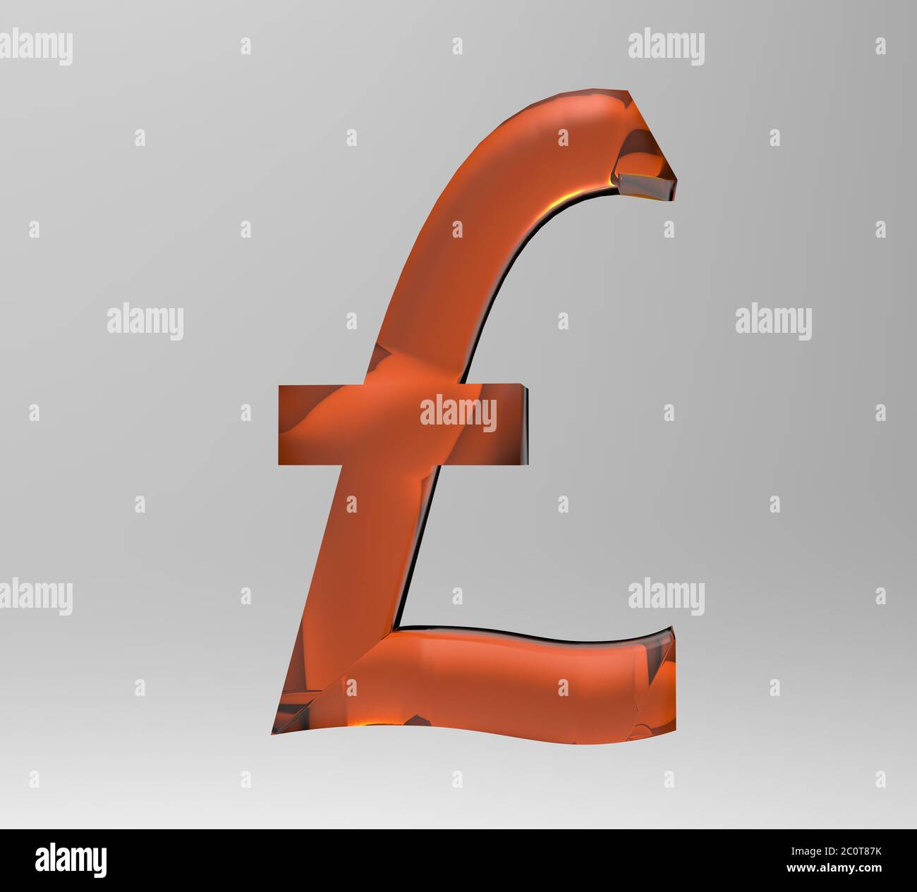Pound sterling symbol sign isolated GBP symbol 3d render Stock Photo ...