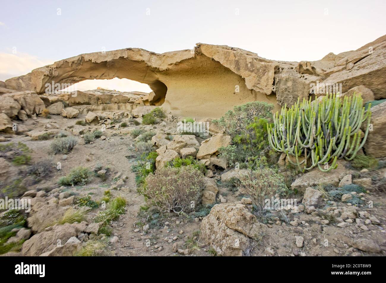 Natural Arch in the Desert Stock Photo - Alamy