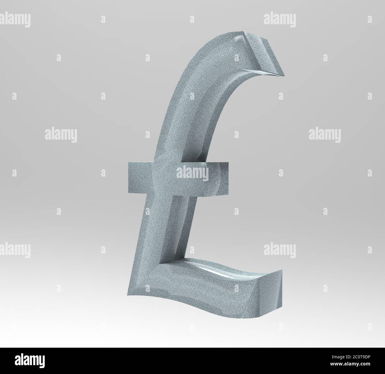 Pound sterling symbol sign isolated GBP symbol 3d render Stock Photo ...