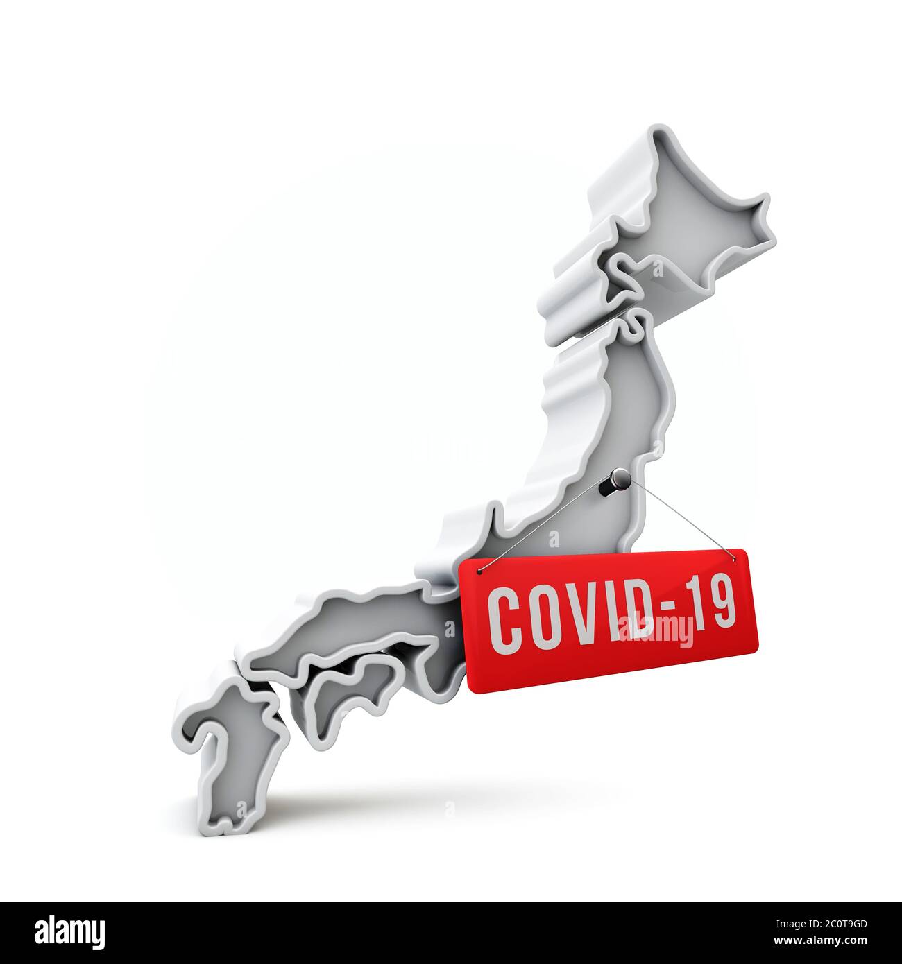 Japan asia map hi-res stock photography and images - Alamy