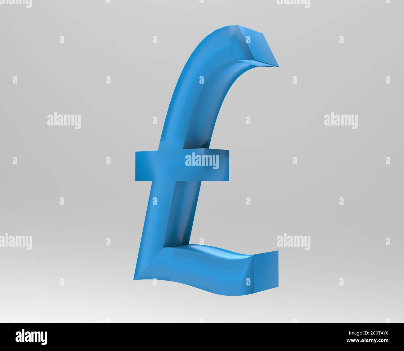 Pound sterling symbol sign isolated GBP symbol 3d render Stock Photo ...
