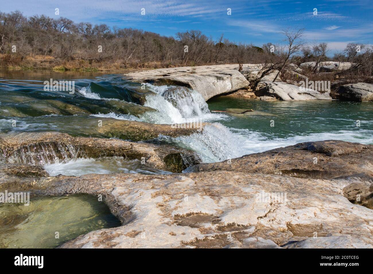 Mckinney Falls State Park Waterfalls Stock Photo Alamy