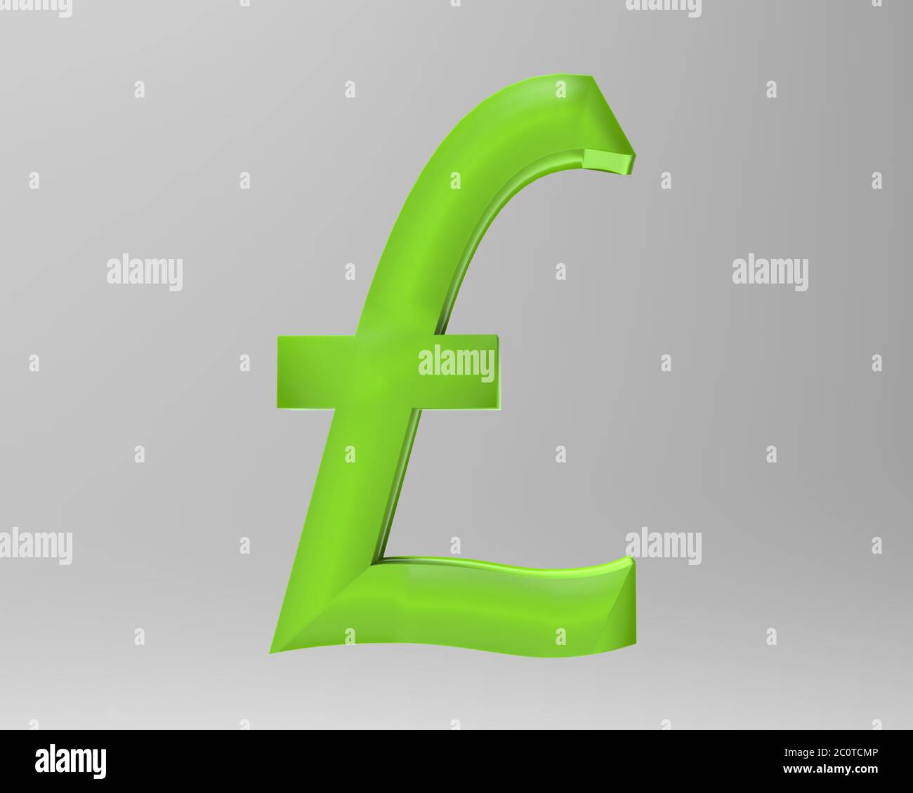 Pound sterling symbol sign isolated GBP symbol 3d render Stock Photo ...