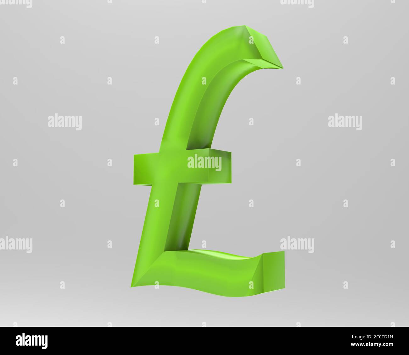 Pound sterling symbol sign isolated GBP symbol 3d render Stock Photo ...