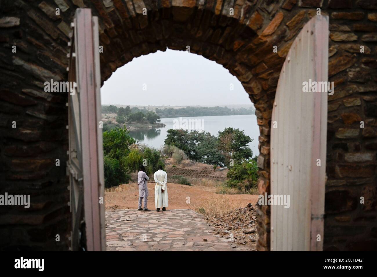 MALI, Kayes, Fort de Médine of former french colonial power, slave ...