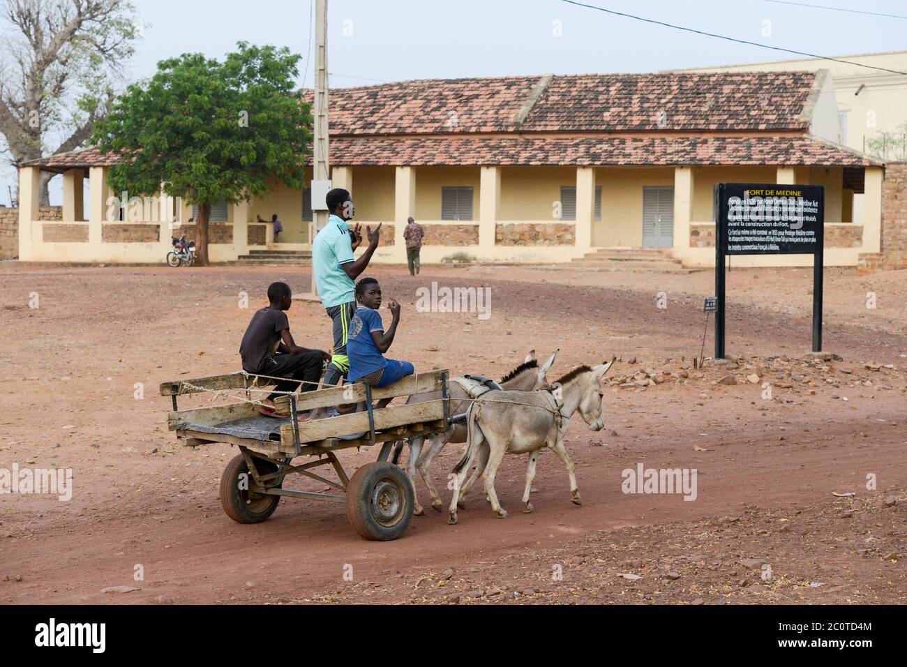 MALI, Kayes, Fort de Médine of former french colonial power, slave ...