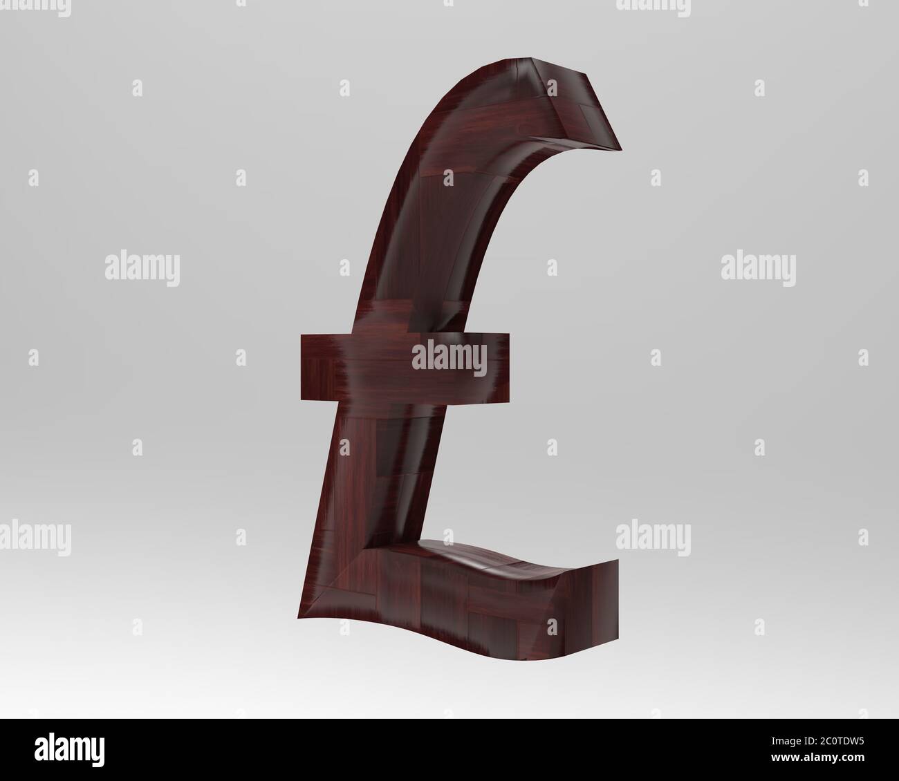 Pound sterling symbol sign isolated GBP symbol 3d render Stock Photo ...