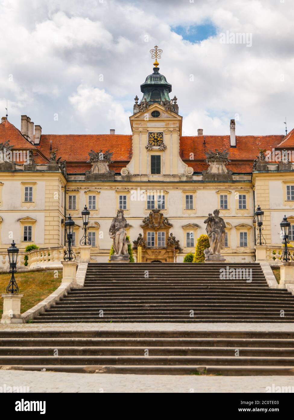 Baroque castle Valtice in Lednice-Valtice Cultural Landscape, Czech ...