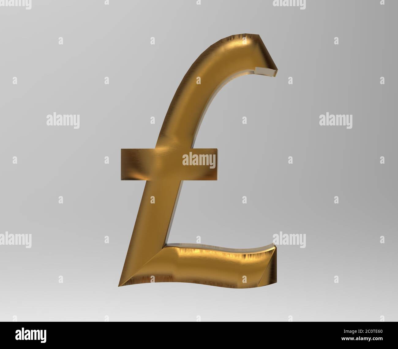 Pound sterling symbol sign isolated GBP symbol 3d render Stock Photo ...