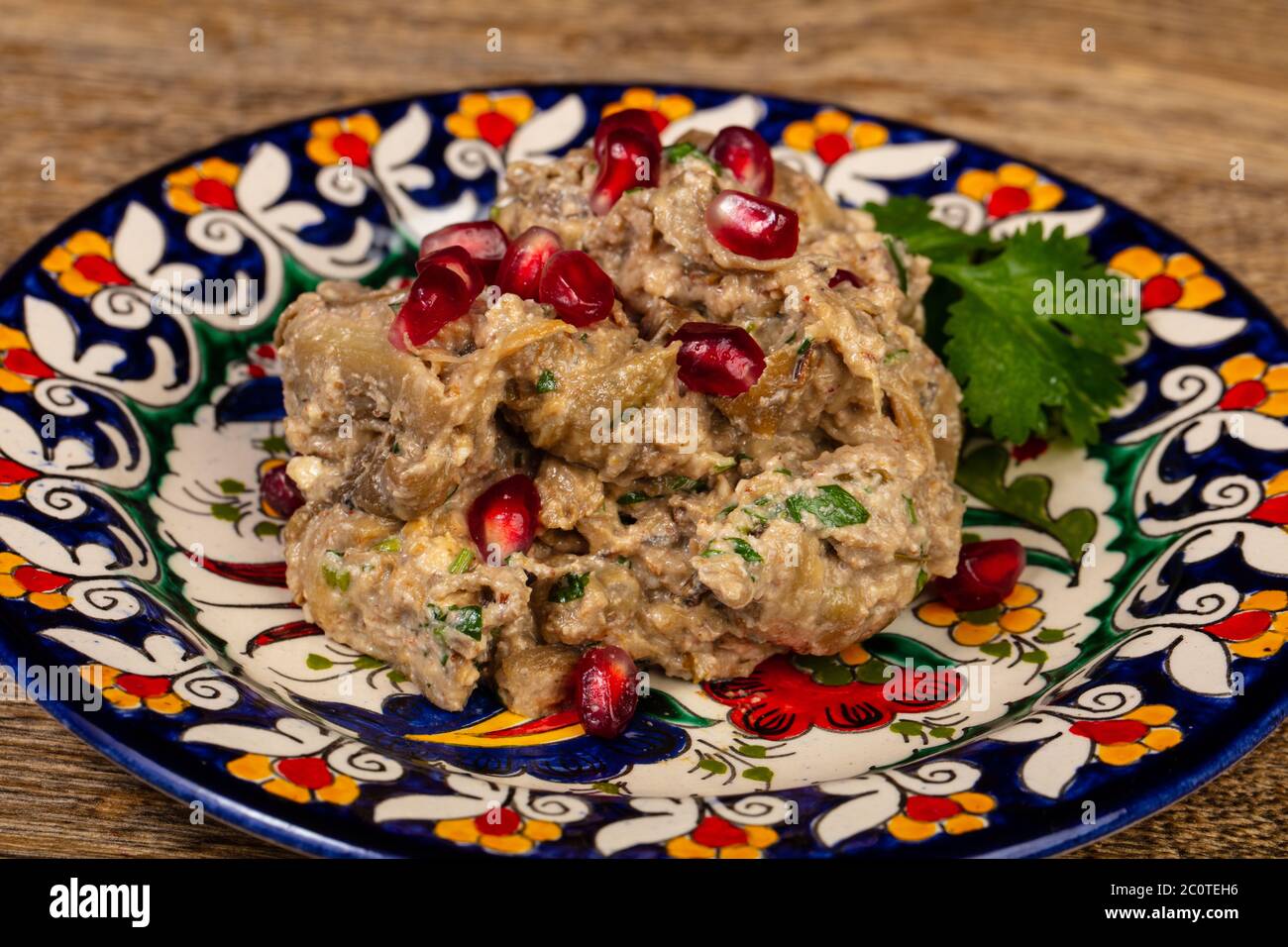 Georgian traditional Satsivi with chicken and nuts Stock Photo - Alamy