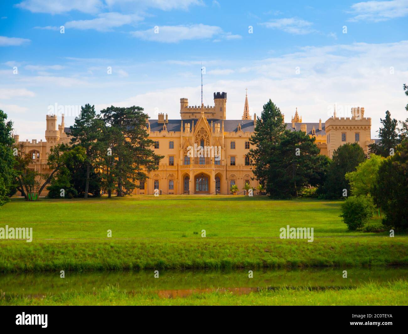 Park of lednice castle palace hi-res stock photography and images - Alamy