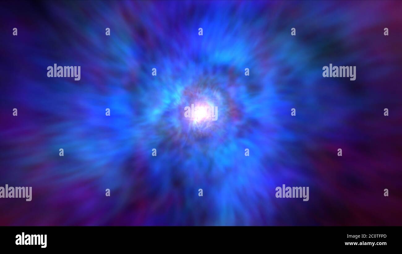 nebula fog in space with rays light Stock Photo - Alamy