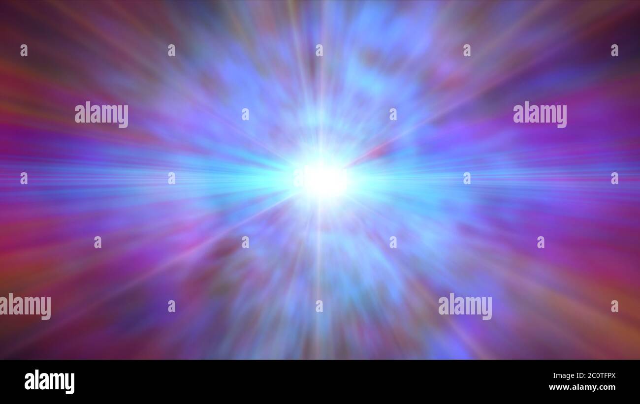 nebula fog in space with rays light Stock Photo - Alamy