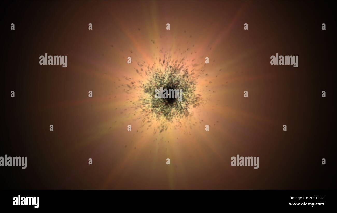 pulse star ray light color in space Stock Photo - Alamy