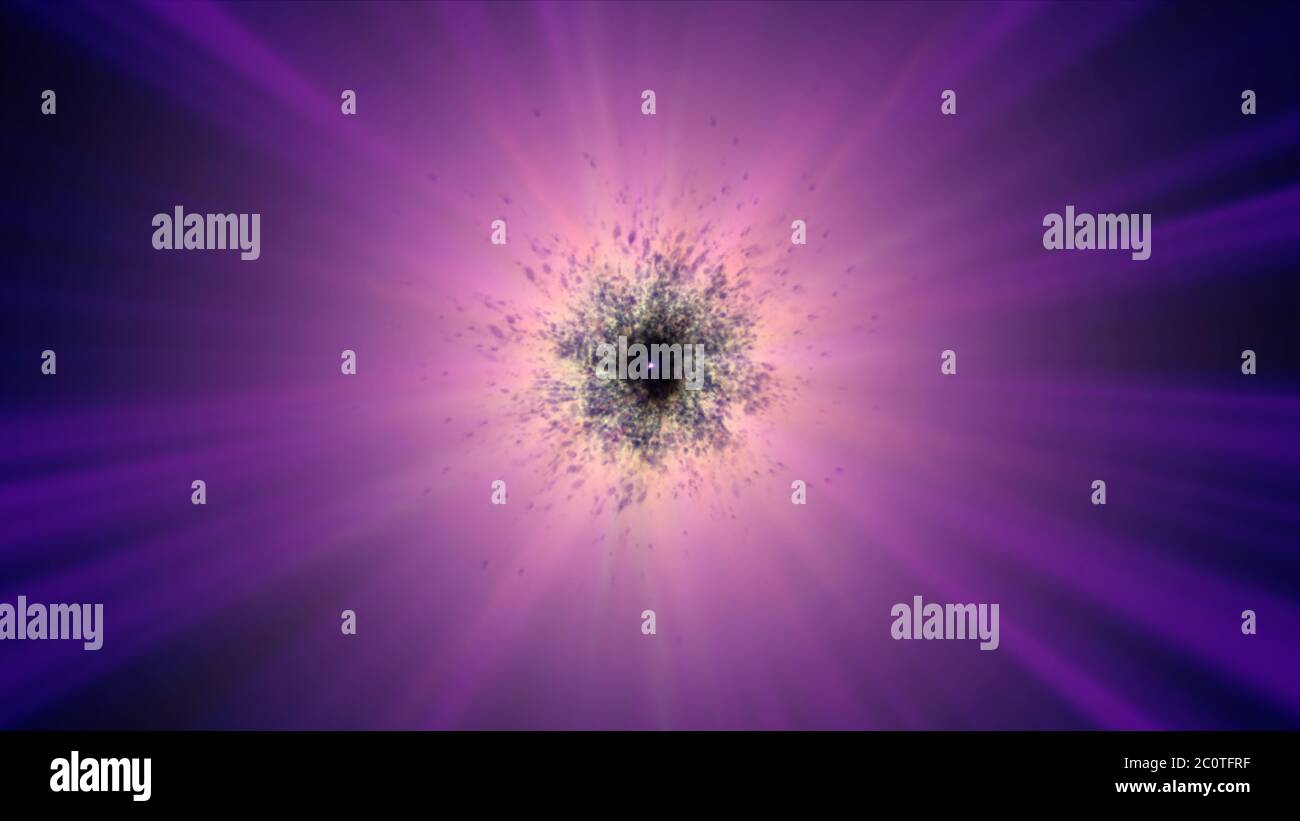 pulse star ray light color in space Stock Photo - Alamy