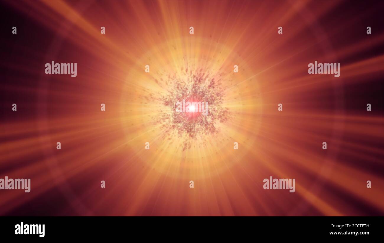 pulse star ray light color in space Stock Photo - Alamy