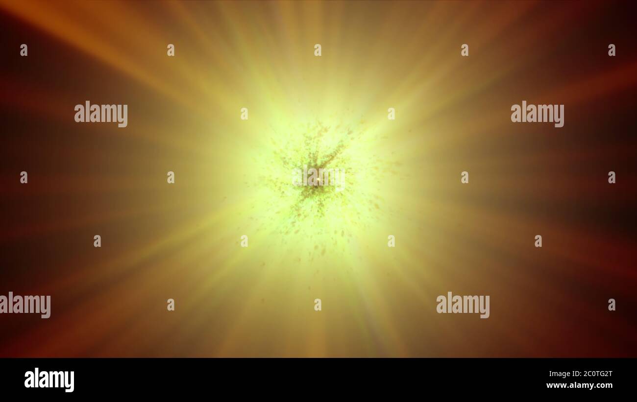 pulse star ray light color in space Stock Photo - Alamy