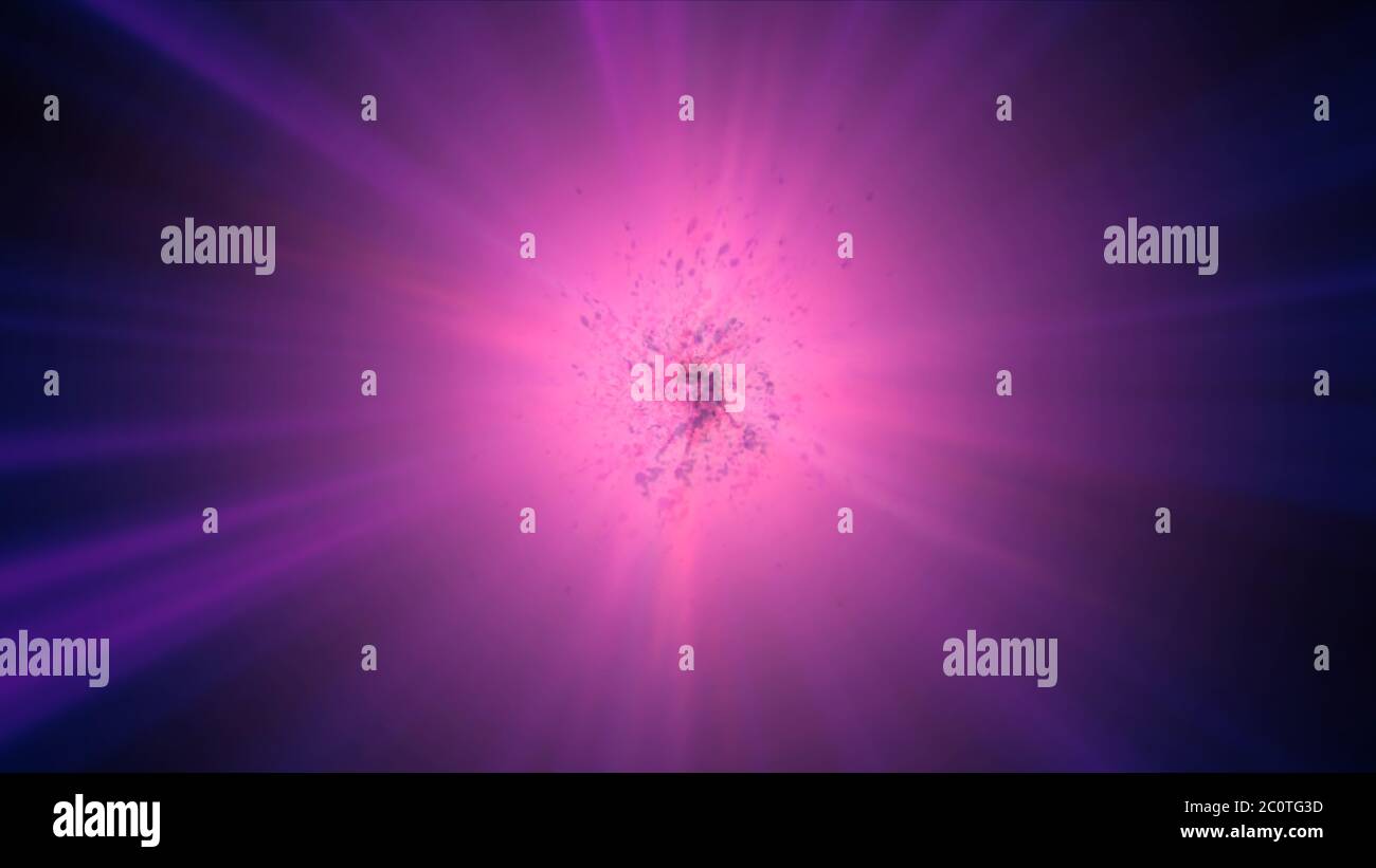 pulse star ray light color in space Stock Photo - Alamy