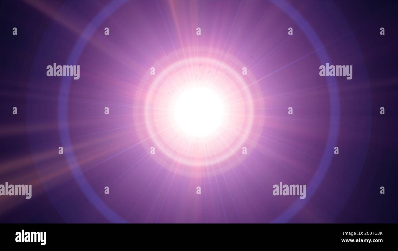 pulse star ray light color in space Stock Photo - Alamy