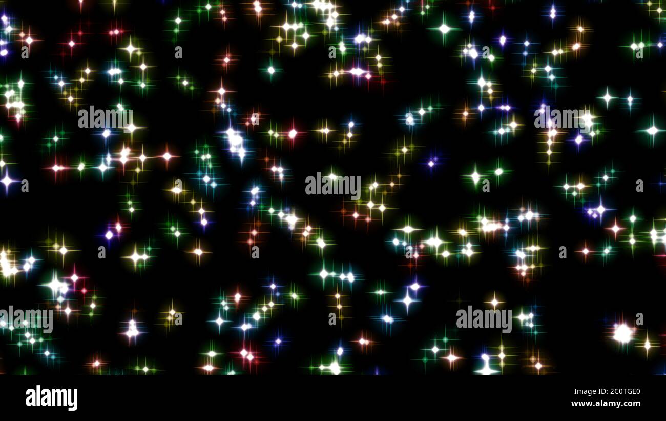 color stars in sky background abstract light Stock Photo - Alamy