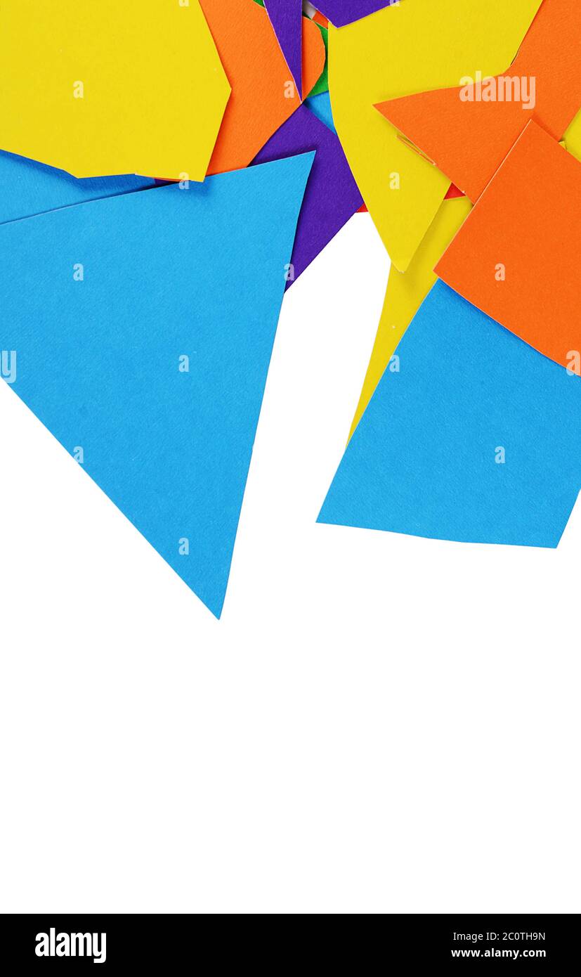 Set of a color paper close up Stock Photo - Alamy