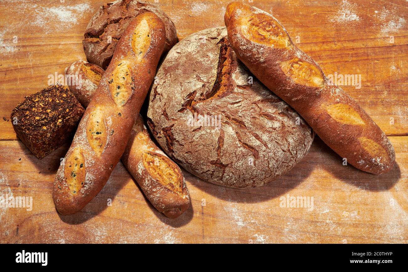 Rustic german bread hi-res stock photography and images - Alamy