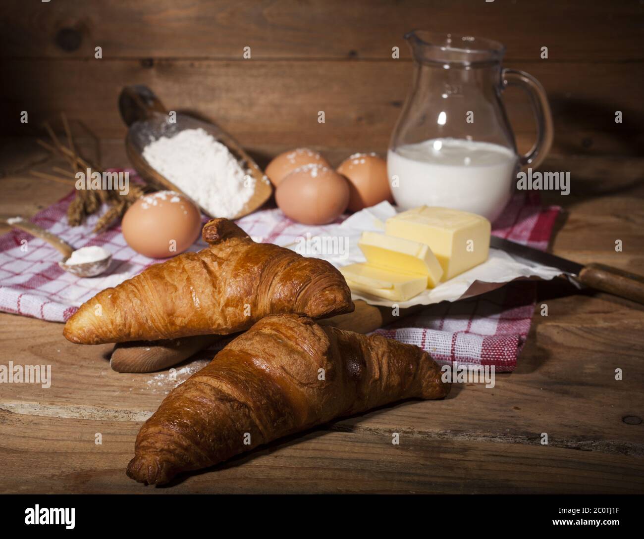 Ingredients for the preparation of bakery products Stock Photo - Alamy