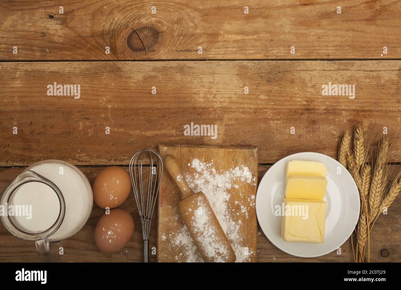 Ingredients for the preparation of bakery products Stock Photo - Alamy