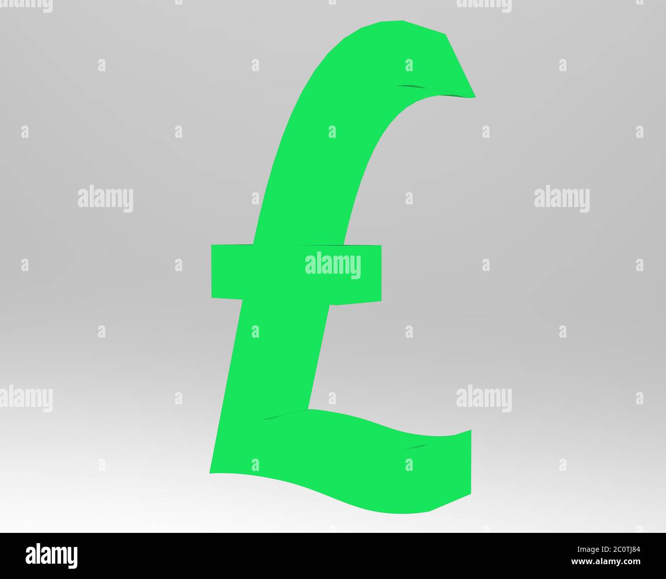 Pound sterling symbol sign isolated GBP symbol 3d render Stock Photo ...