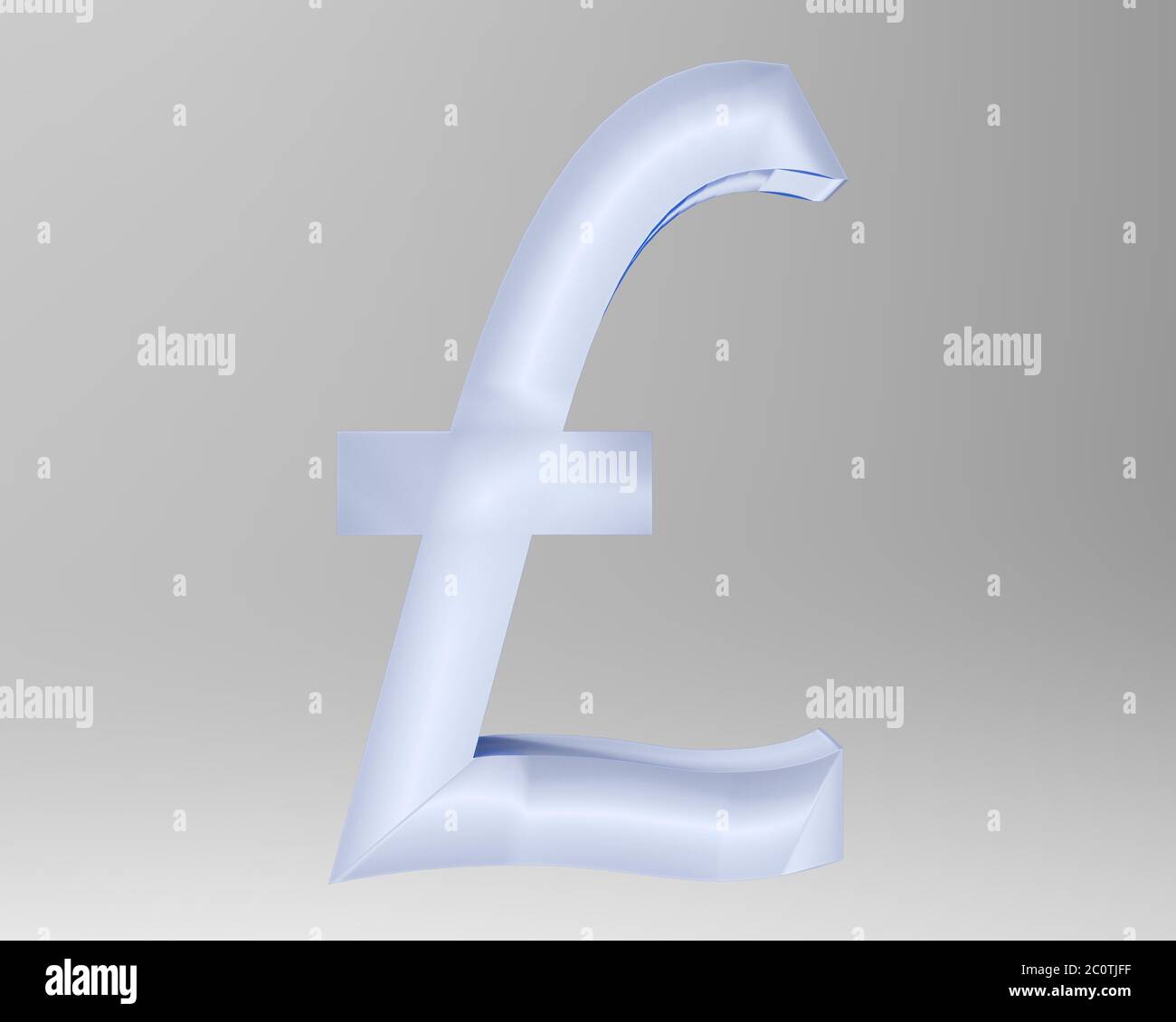 Pound sterling symbol sign isolated GBP symbol 3d render Stock Photo ...