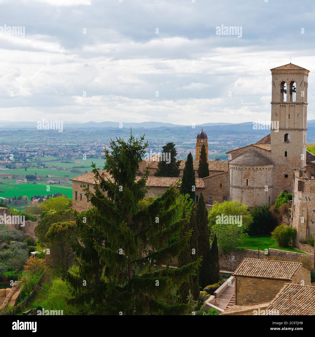 Valley view of assisi hi-res stock photography and images - Alamy