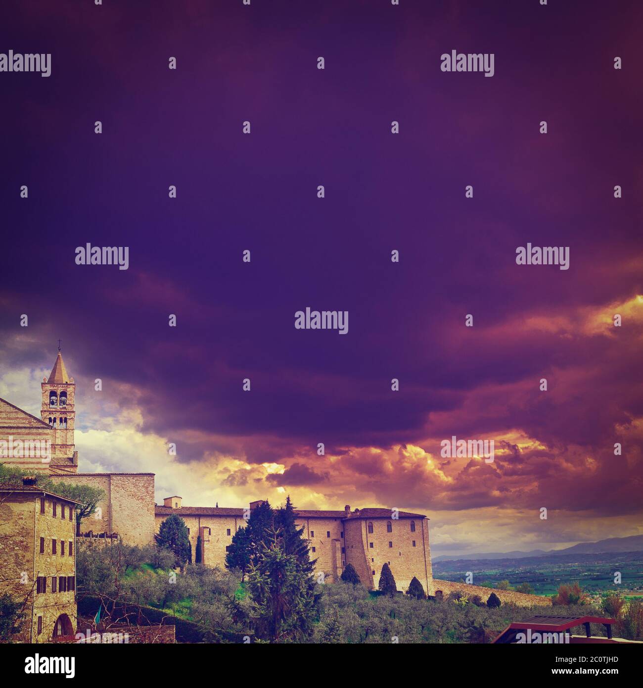 Assisi valley view of assisi hi-res stock photography and images - Alamy