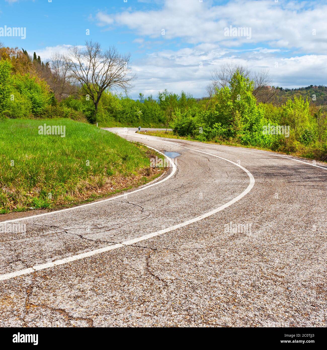 Winding Road Stock Photo - Alamy